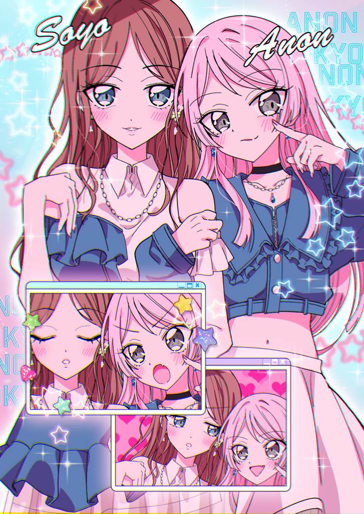 BanG Dream! Girls Band Party!,Anon/Soyo,BanG Dream! Girls Band Party!,Anon Chihaya,Soyo Nagasaki ...