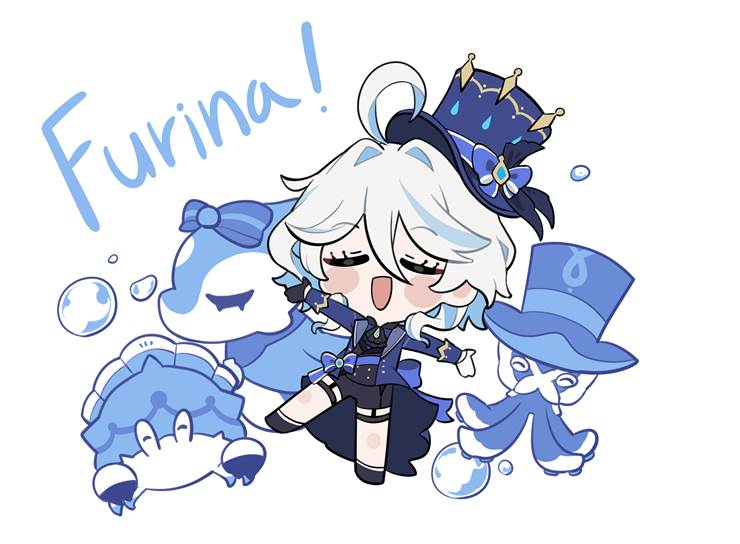 原神,芙宁娜,芙宁娜·德·枫丹图片|尺寸2651x1951 | BoBoPic