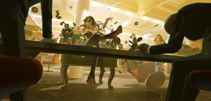 高清的策略RPG《重返未来:1999》插画壁纸图片 | BoBoPic