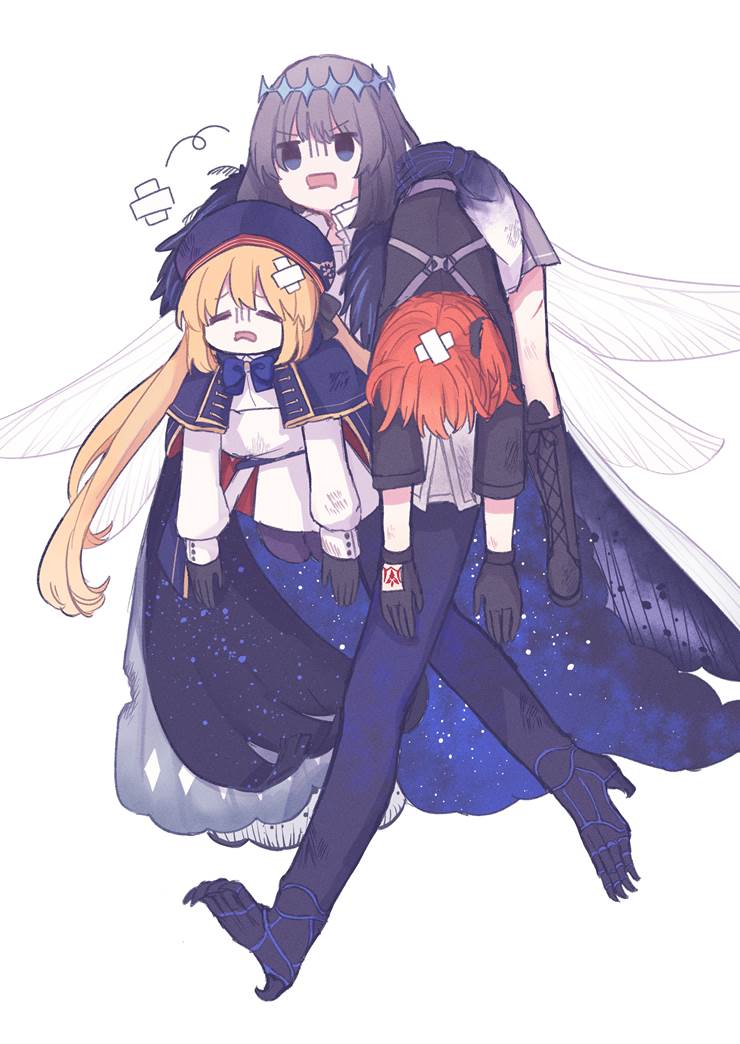 藤丸立香,咕哒子,奥伯龙,阿尔托莉雅·卡斯特图片|尺寸2150x3036 | BoBoPic