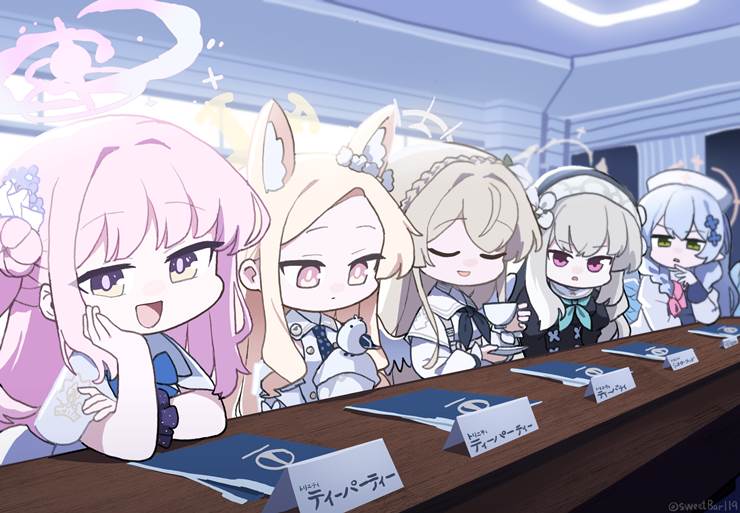 蔚蓝档案,Q版图片|尺寸3035x2105 | BoBoPic