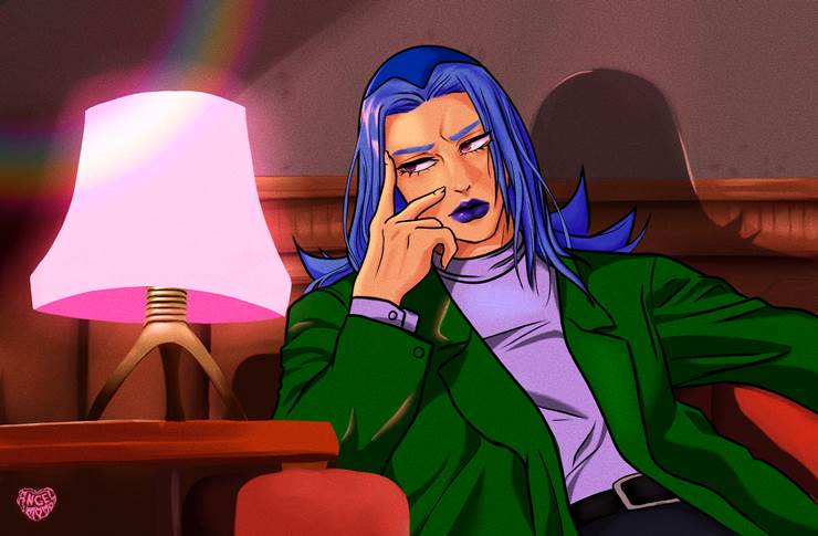 アバッキオGUCCIで飞ぶ|pixiv画师Jojo的雷奥·阿帕基插画图片 | BoBoPic