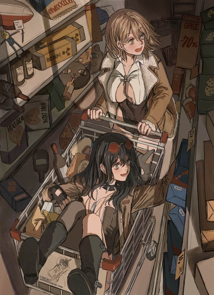 YAY|插画师Goldcan的金发插画图片 | BoBoPic