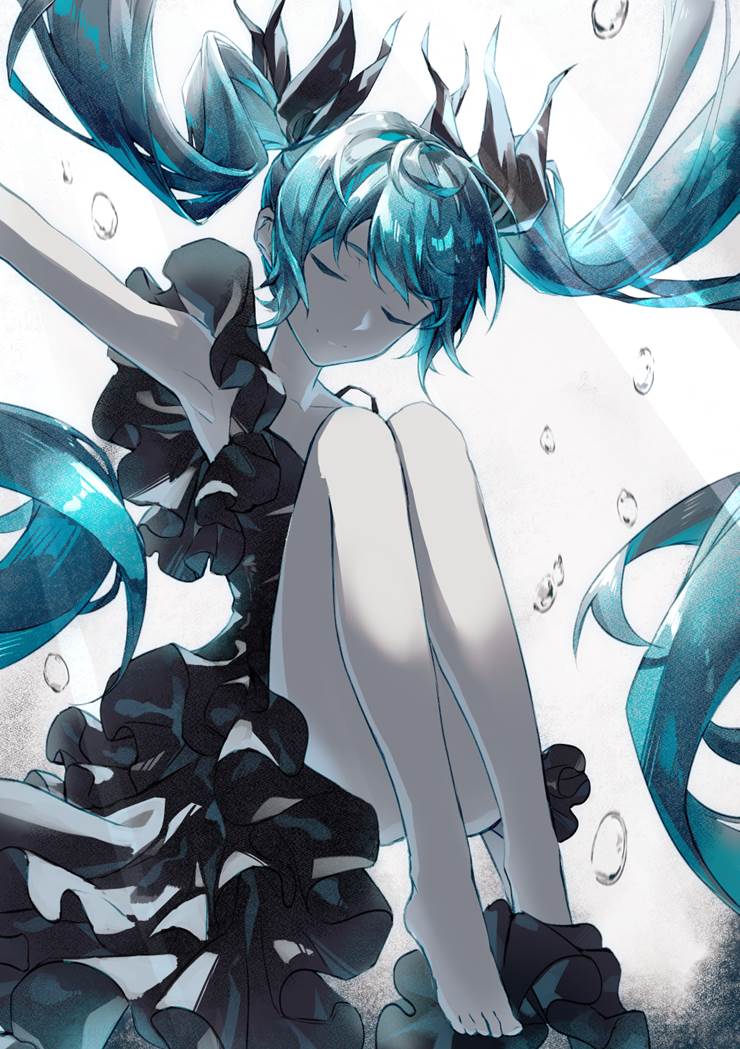 hatsune miku,Deep Sea Girl, - Yohki'illustration - PixivBox