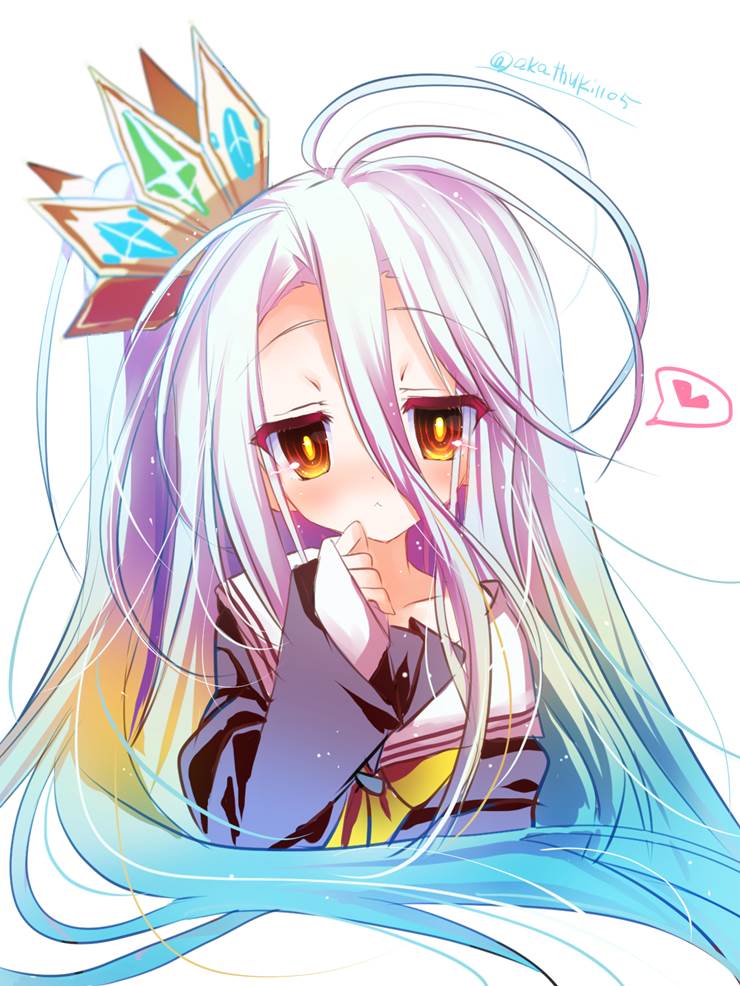 No Game No Life,NGNL,Shiro (NGNL),embarrassed face, - アカツキ。@男の娘大好き!'illustration - PixivBox