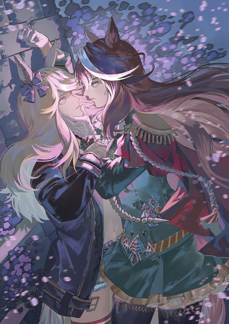 シチーとルナの修罗场|pixiv画师H.M.ハセガワ的黄金城市插画图片 | BoBoPic