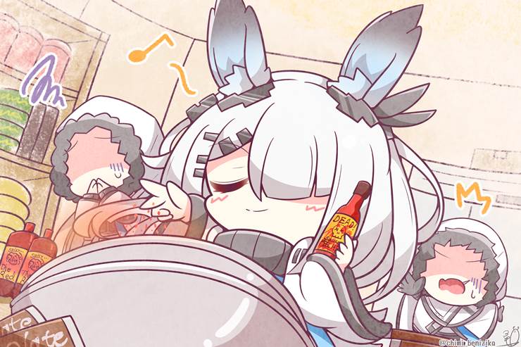 霜星,明日方舟,Q版图片|尺寸3000x2000 | BoBoPic