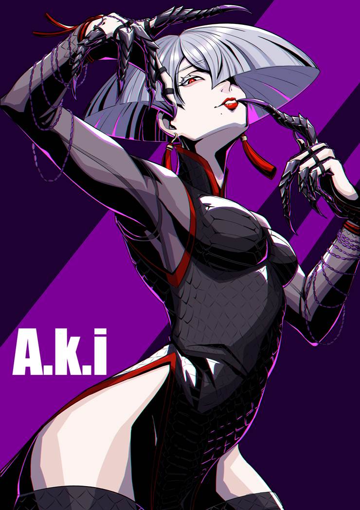 《街头霸王6》阿鬼AKI的Pixiv壁纸美图 | BoBoPic