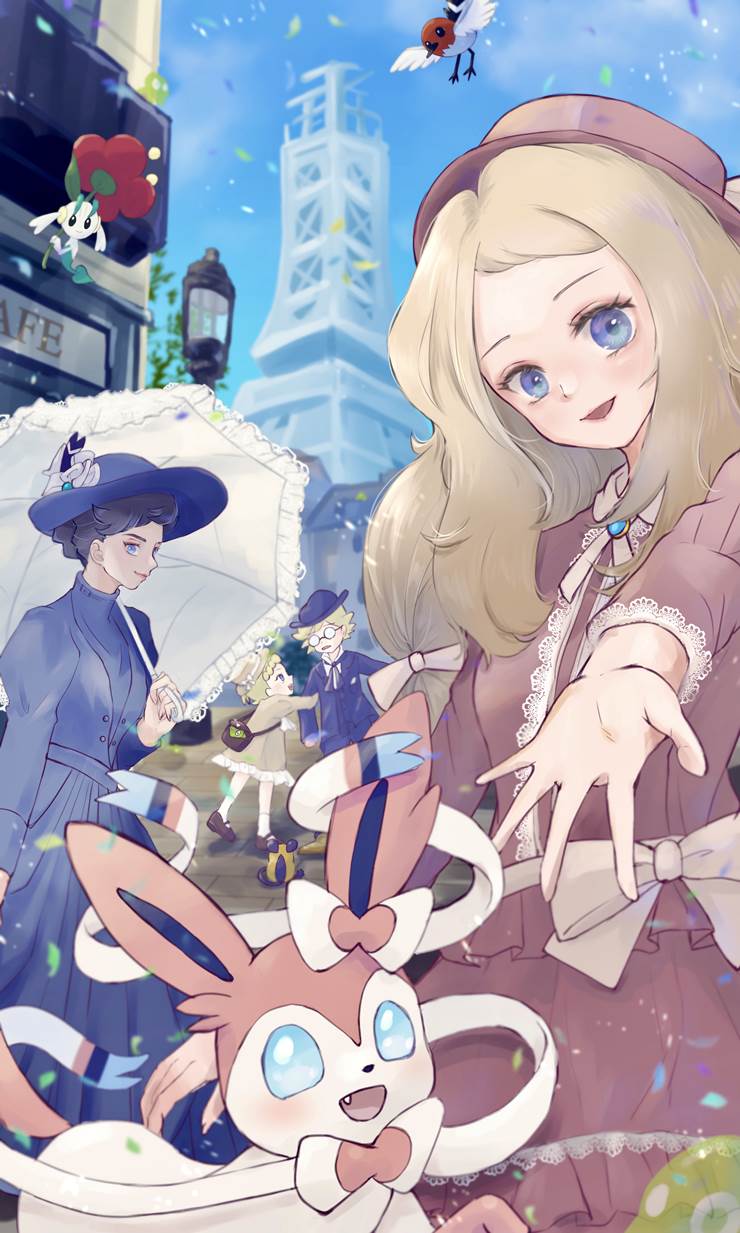 sylveon,Serena (Pokémon),Pokémon,human characters in Pokémon,Serena (Trainer),Pokémon X and Y ...