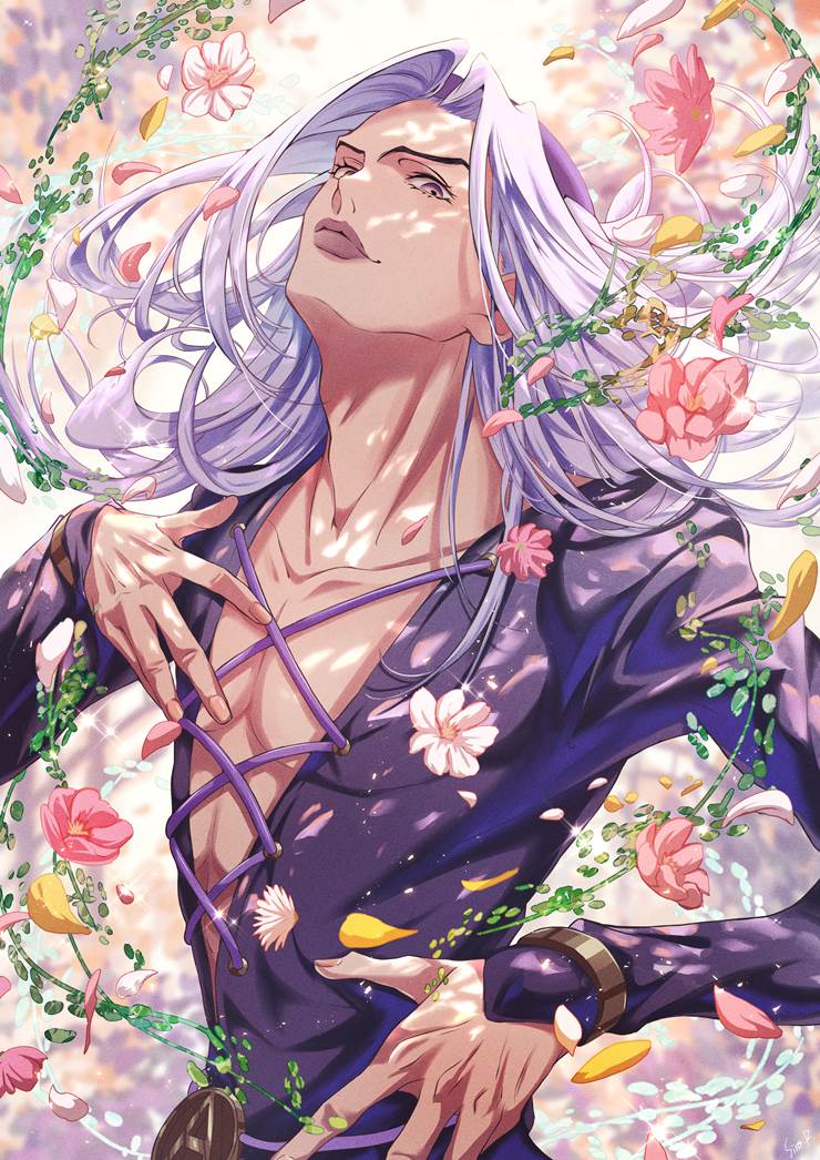 JoJo的奇妙冒险,JoJo,part 5,黄金之风,阿帕基,Leone Abbacchio, - しろらく'illustration ...