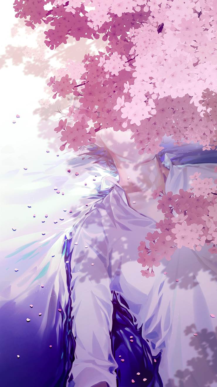 P站搬运|pixiv画师急行2号お的樱花插画图片 | BoBoPic