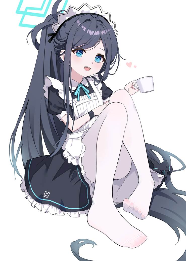 Alice Tendou,女仆装,White silk pantyhose,女孩子,uniform,Alice Tendou (maid),脚指, - せつな'illustration ...