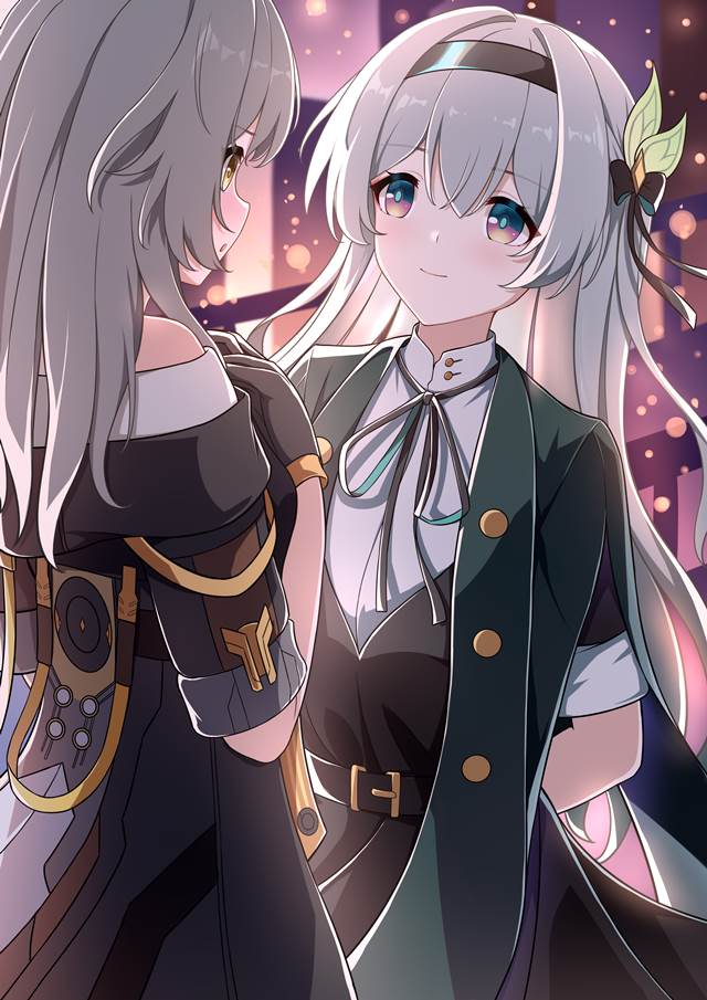 painting,drawing on board,Honkai: Star Rail,Firefly,yuri,doujin,illustration,女孩子,girl,崩坏：星穹铁道500 ...