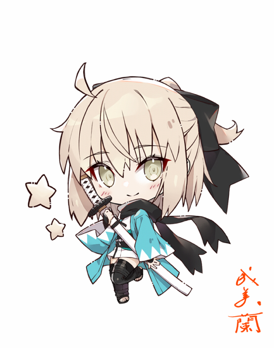 Fgo 冲田总司 Sdキャラ Pixivfate Grandorder图片 Bobopic