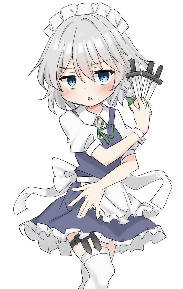 女仆装 十六夜咲夜 咲夜 东方project图片 尺寸1863x2936 Bobopic