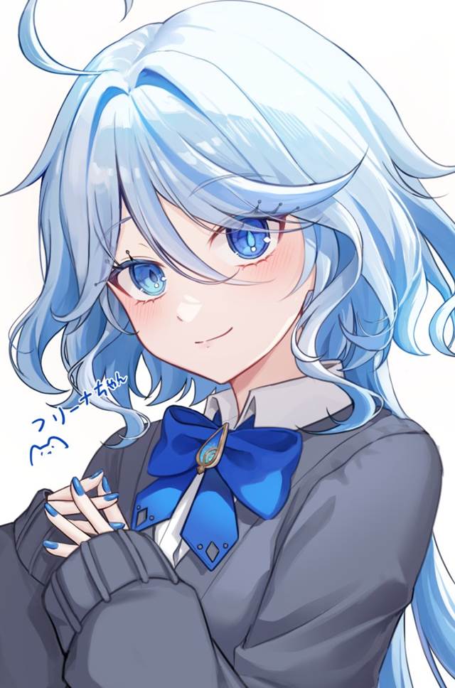 芙宁娜,Genshin Impact,芙宁娜（原神）,女孩子,原神500收藏,ahoge,女校学生, - Lena@日・東タ24a'illustration - PixivBox