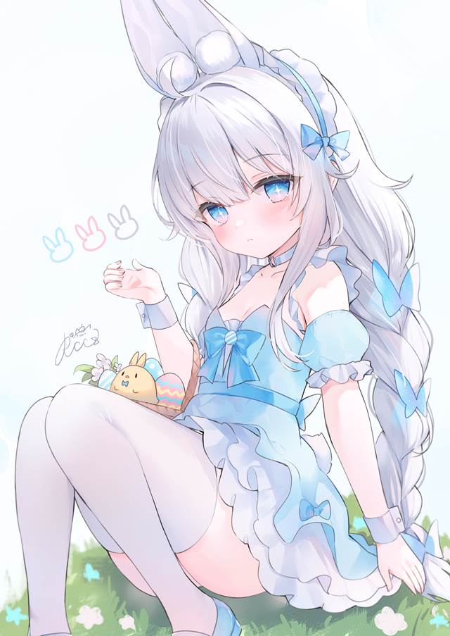 Azur Lane,Azur Lane,Le Malin (Azur Lane),white hair,loli,girl,Bunny Day,Azur Lane 1000 ...