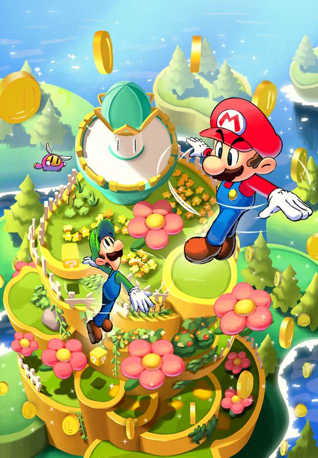 Mario & Luigi (RPG games),Mario & Luigi: Brothership,luigi,mario, - maribou'illustration ...