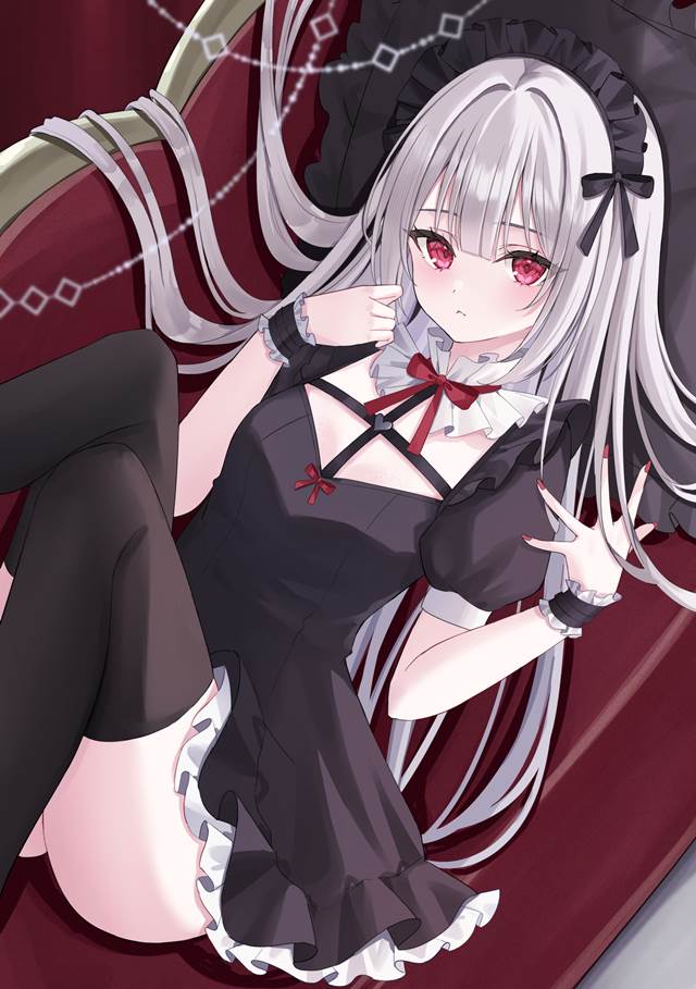 Skeb,银发赤眼,白皮肤|Pixiv大腿图片 | BoBoPic