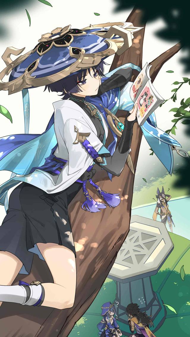 散兵,原神,放浪者图片|尺寸1598x2840 | BoBoPic