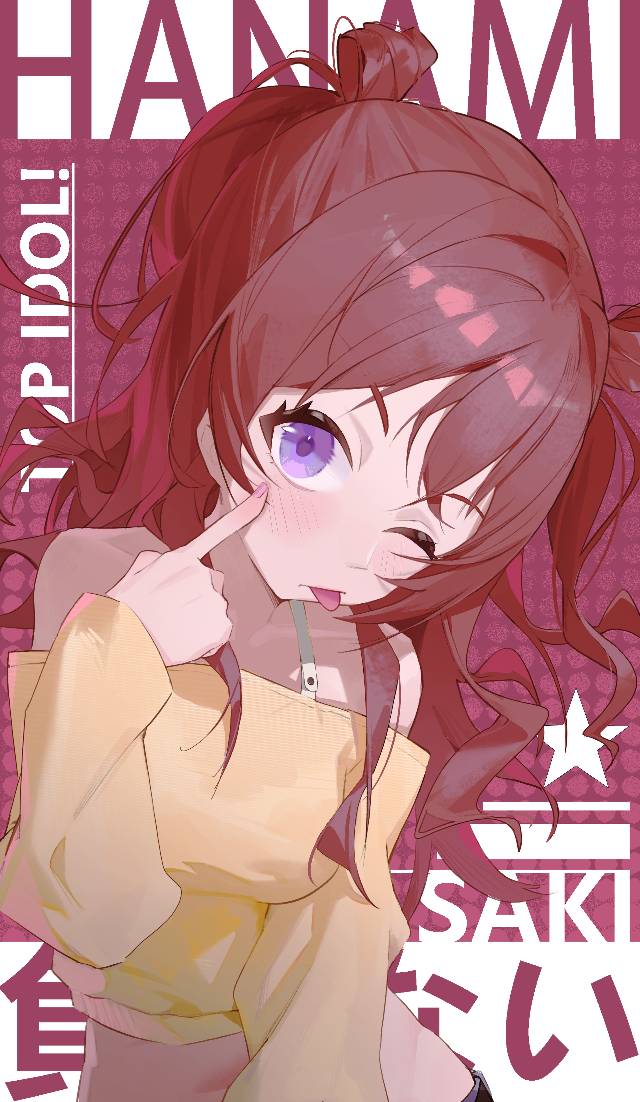 女孩子,Saki Hanami,Gakuen IDOLM@STER, - Riok_hh'illustration - pixivdaily