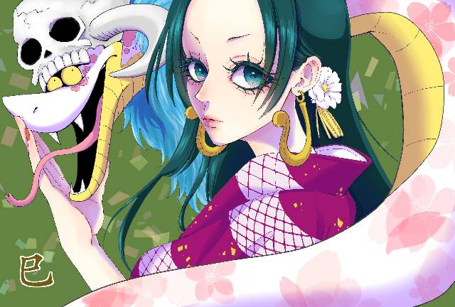 ONE PIECE,hancock,波雅·汉库克, - 鬼殺シ宴'illustration - PixivBox