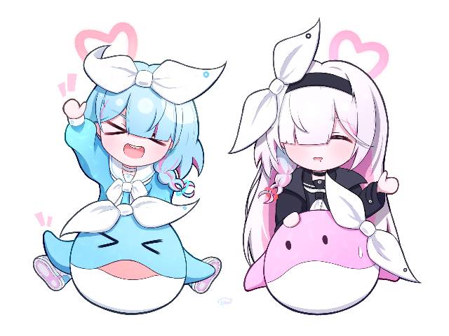 星奈,蔚蓝档案,阿洛娜,Q版图片|尺寸2240x1680 | BoBoPic