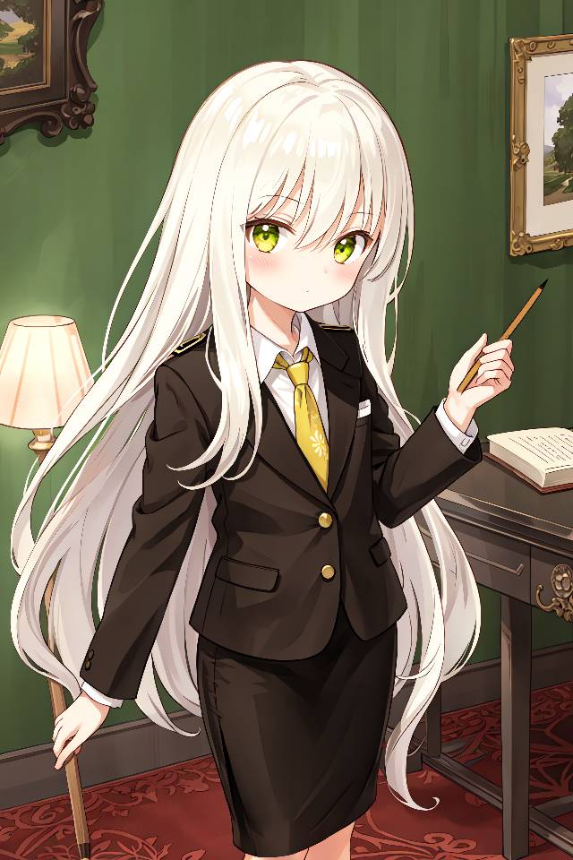 包臀裙,领带,西装少女,女孩图片|尺寸2048x3072 | BoBoPic