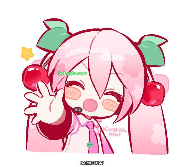 初音未来,Q版图片|尺寸2200x2000 | BoBoPic