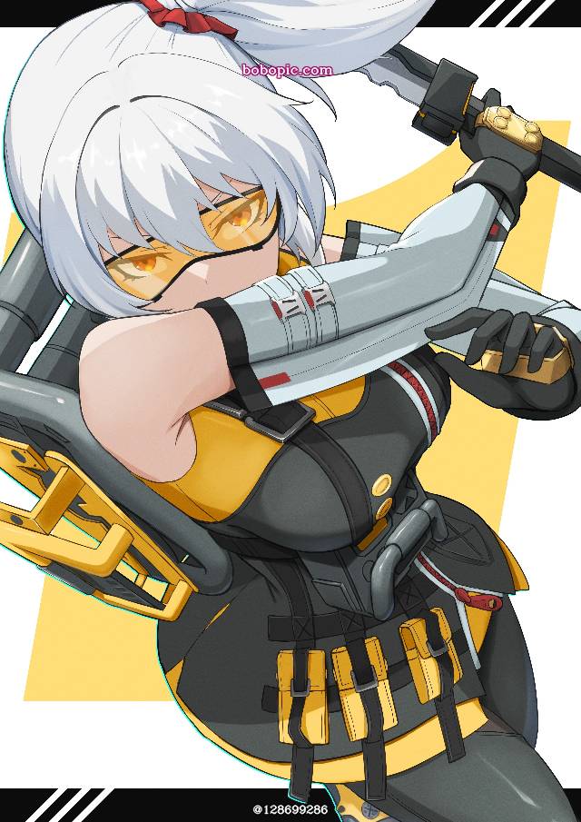 《绝区零》火属性角色「11号」同人插画图片 | BoBoPic