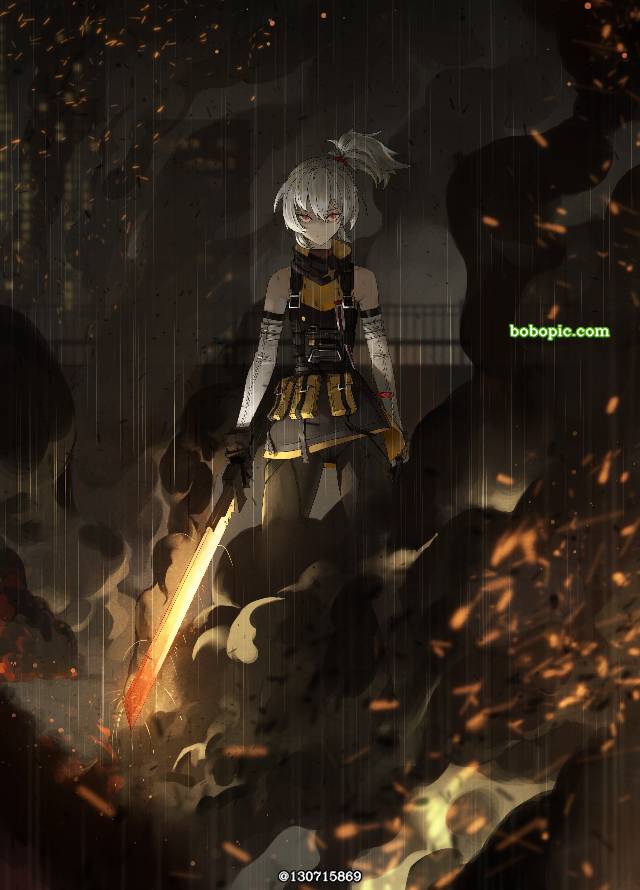 《绝区零》火属性角色「11号」同人插画图片 | BoBoPic