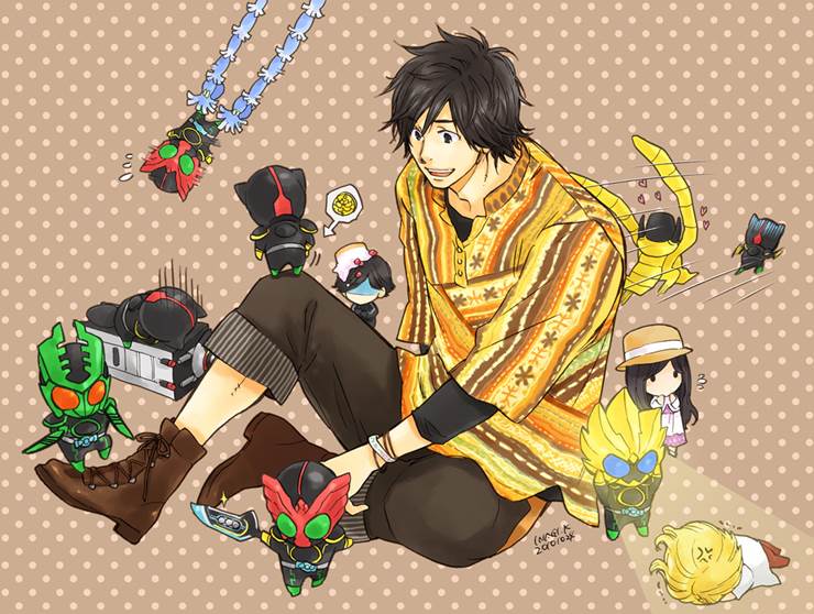 《假面骑士OOO》男主角火野映司Pixiv高清美图分享 | BoBoPic