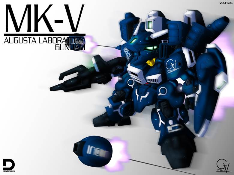 GⅤ|VOLF的sd敢达插画图片 | BoBoPic