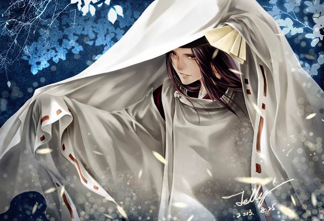 漫画《棋魂》藤原佐为pixiv美图，为追求“神之一手”不遗余力 | BoBoPic