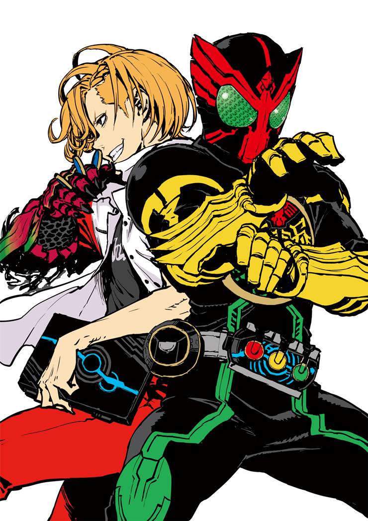 《假面骑士OOO》男主角火野映司Pixiv高清美图分享 | BoBoPic