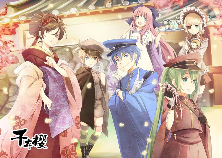 千本樱|HP花(甜酒)的C社6只插画图片 | BoBoPic