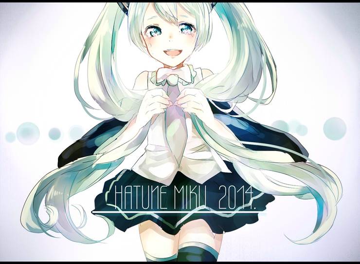 miku|插画师がわこ的初音未来插画图片 | BoBoPic