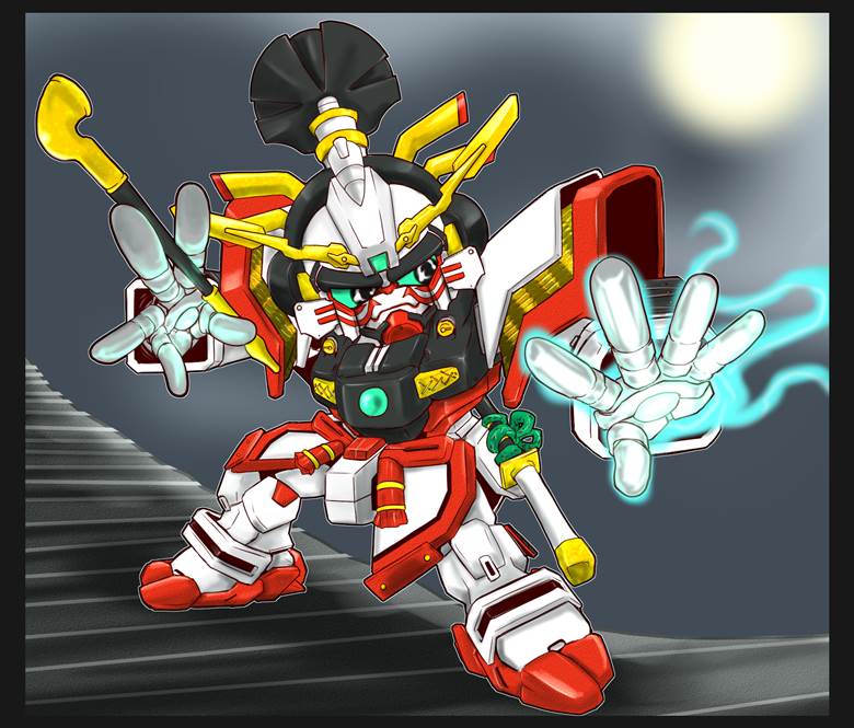 石川シャイニング五右卫门|LedJoker07的sd敢达插画图片 | BoBoPic