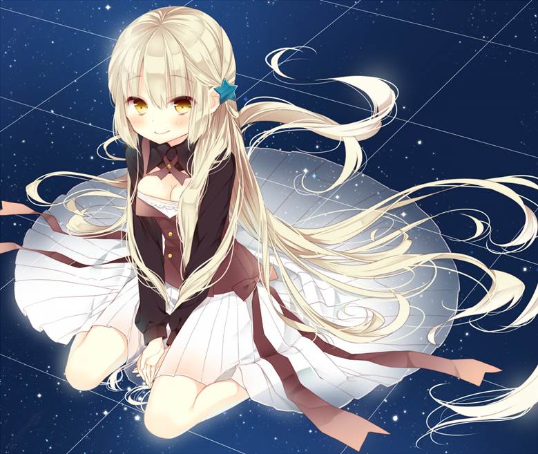 原创,女孩子,Starry Sky Dress,原创7500收藏, - naoto'illustration - PixivBox