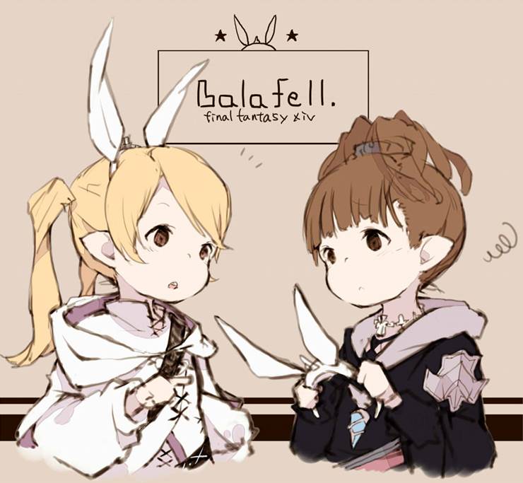 Lalafell|插画师星屑-ほしくず-的最终幻想FF14插画图片 | BoBoPic