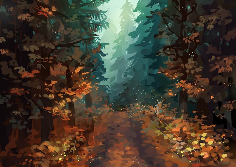 森|饭团饭团饭团菌的Pixiv风景壁纸插画图片 | BoBoPic