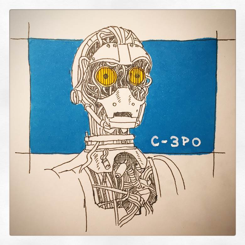 C－3PO|たかし的《星球大战》Pixiv插画图片 | BoBoPic