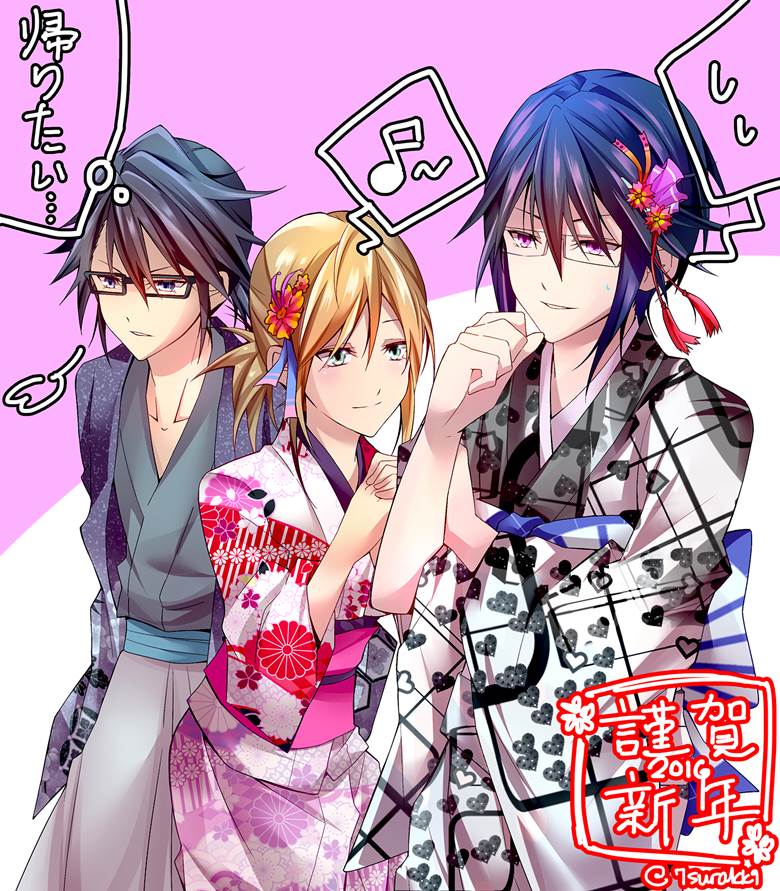 K谨贺新年2016|Tsurakki的K（动画）Pixiv同人插画图片 | BoBoPic