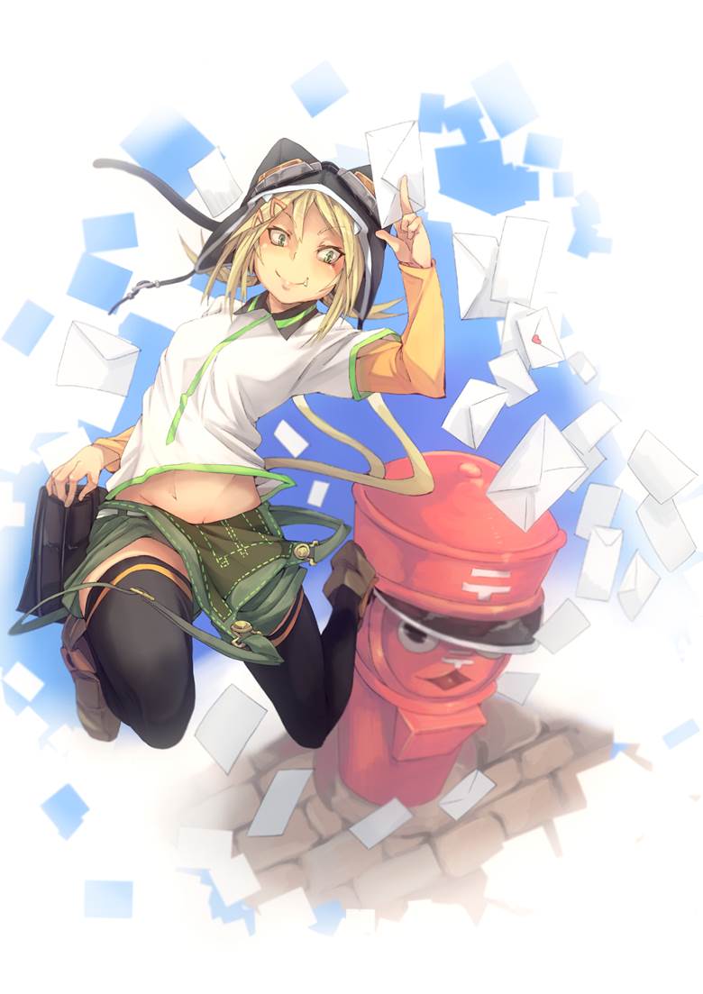 お手纸です|fu-ta的拿信件的人物插画图片 | BoBoPic