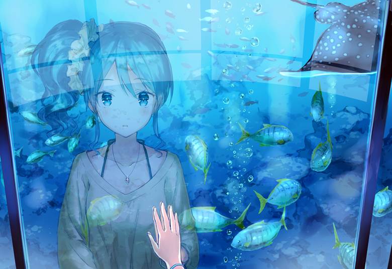 Reflection|Hiten的水族馆插画图片 | BoBoPic