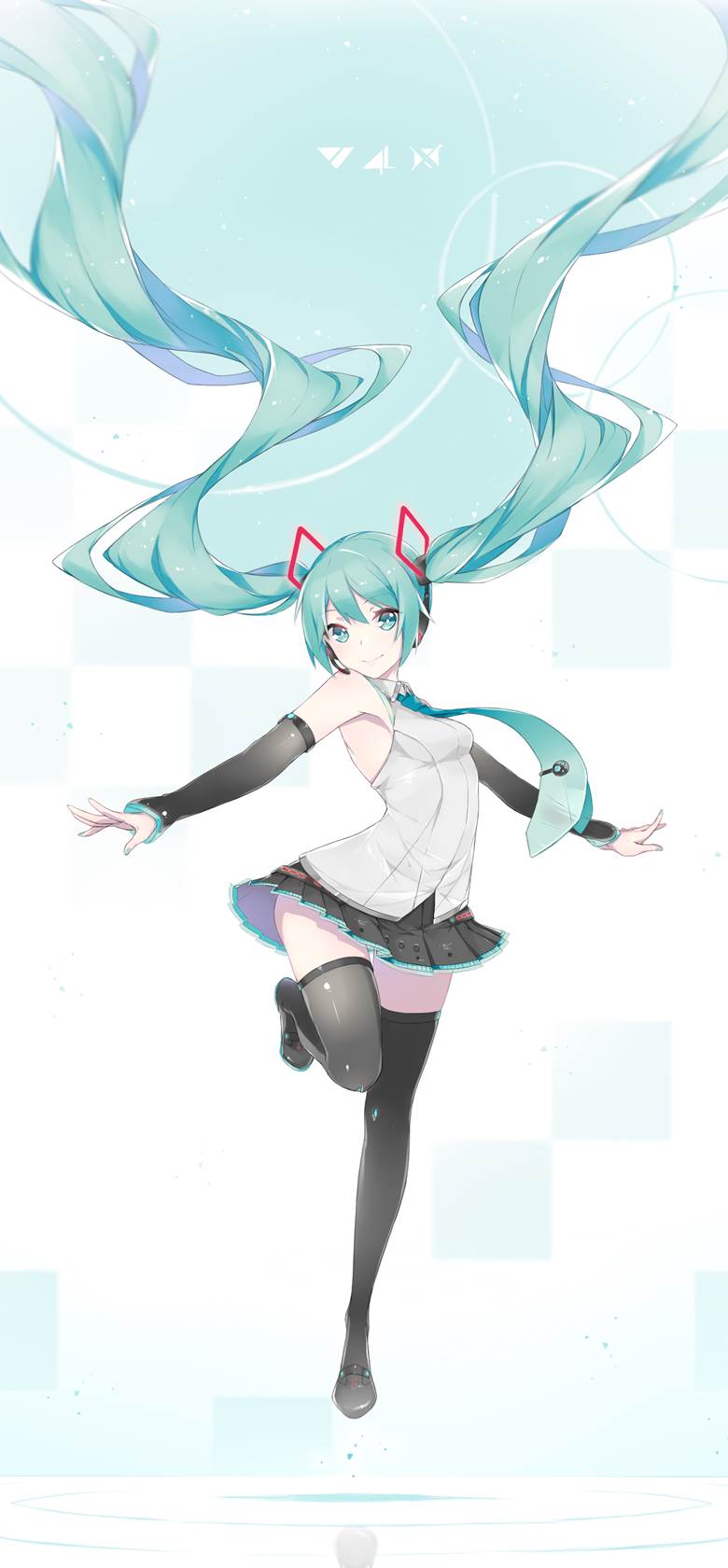 V4X|FHang的初音未来壁纸插画图片 | BoBoPic