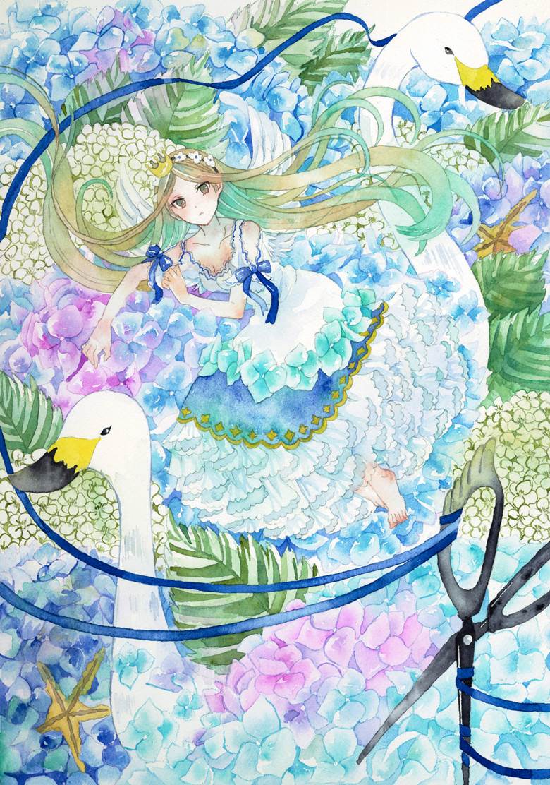 メリーバッドエンド|39縁お的紫阳花插画图片 | BoBoPic