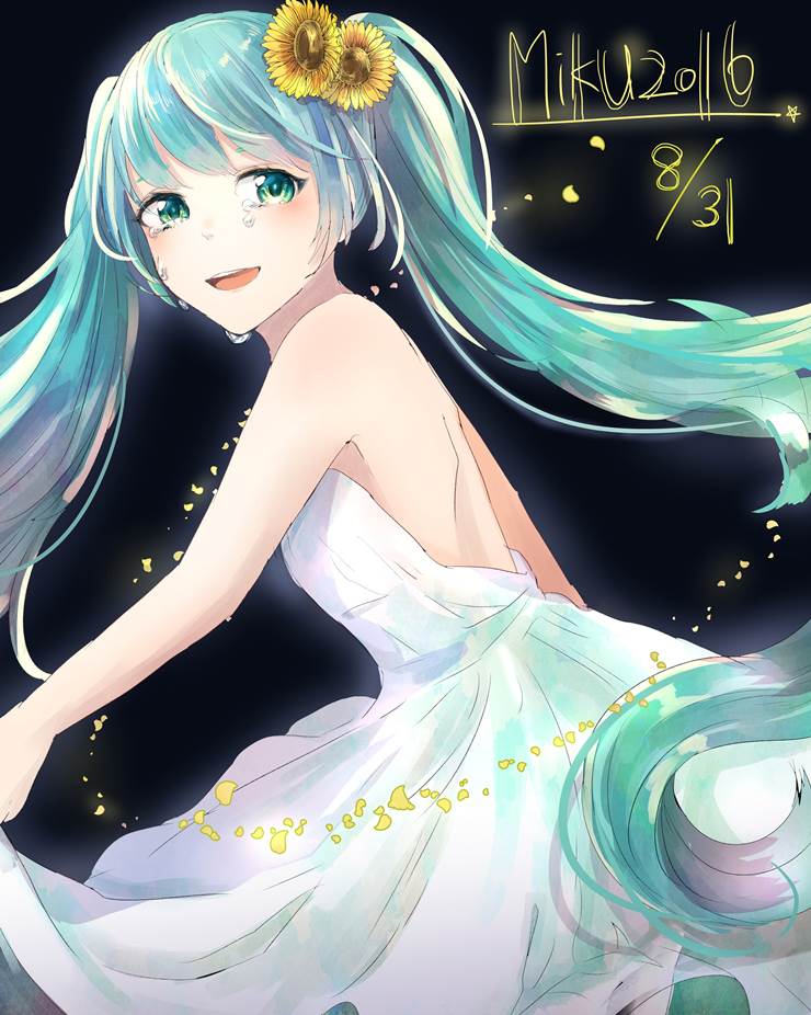 miku|插画师がわこ的初音未来插画图片 | BoBoPic