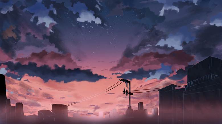 夕烧け|K.Hati的pixiv风景插画图片 | BoBoPic