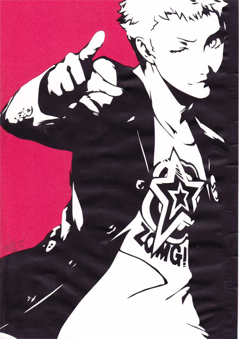 《女神异闻录5》坂本龙司pixiv插画图片 | BoBoPic